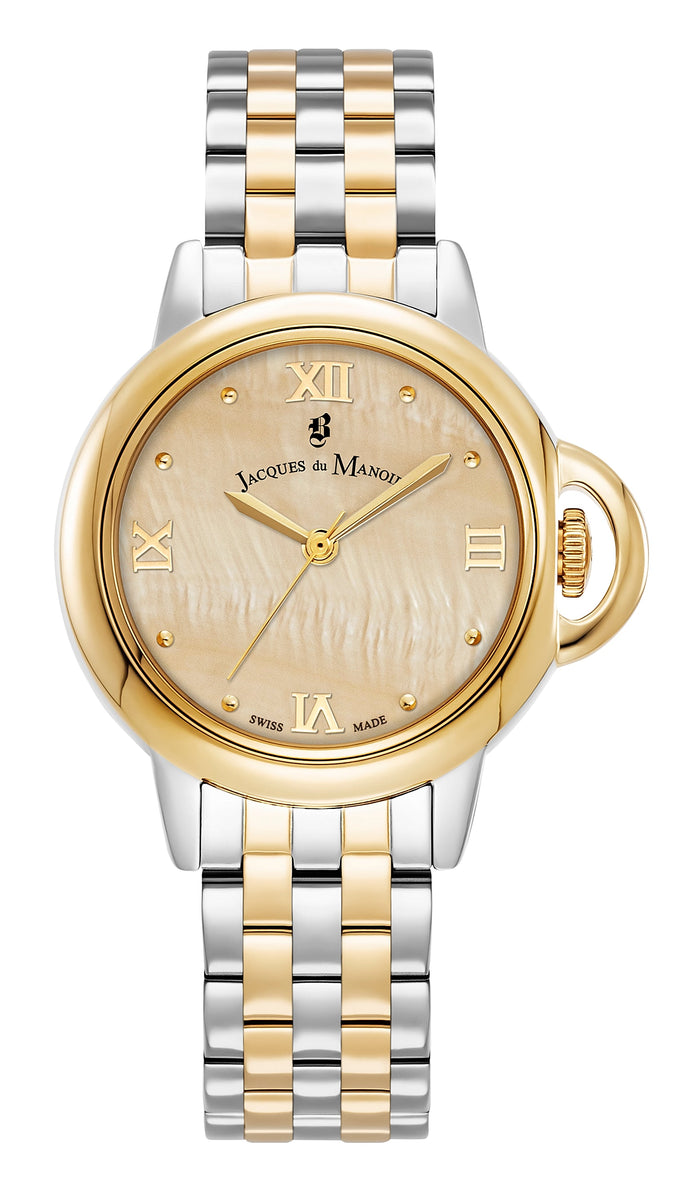 JDM Grace 32mm Analog Gold Silver Stainless Steel Strap Watch – Luxe Market